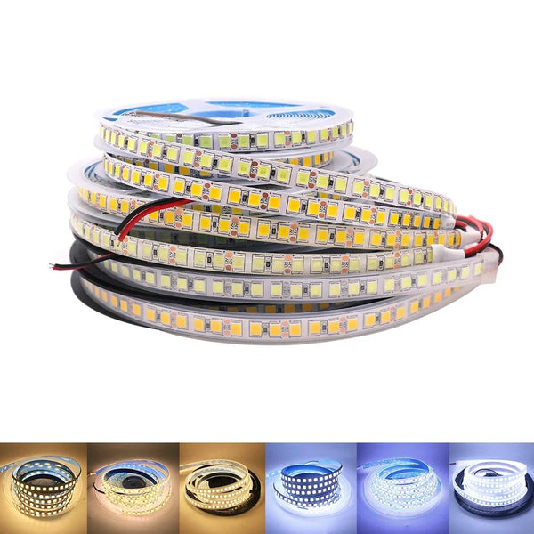 SMD 5050/5054 12V LED Strip Lights - 9 Colors, IP21/IP65, 5M, Dimmable ...